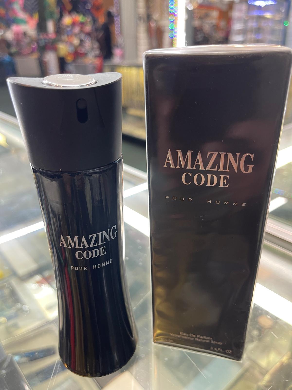 Amazing Code Pour Homme by Secret Plus 100 ml / 3.4 oz EDP Spray NEW S ...